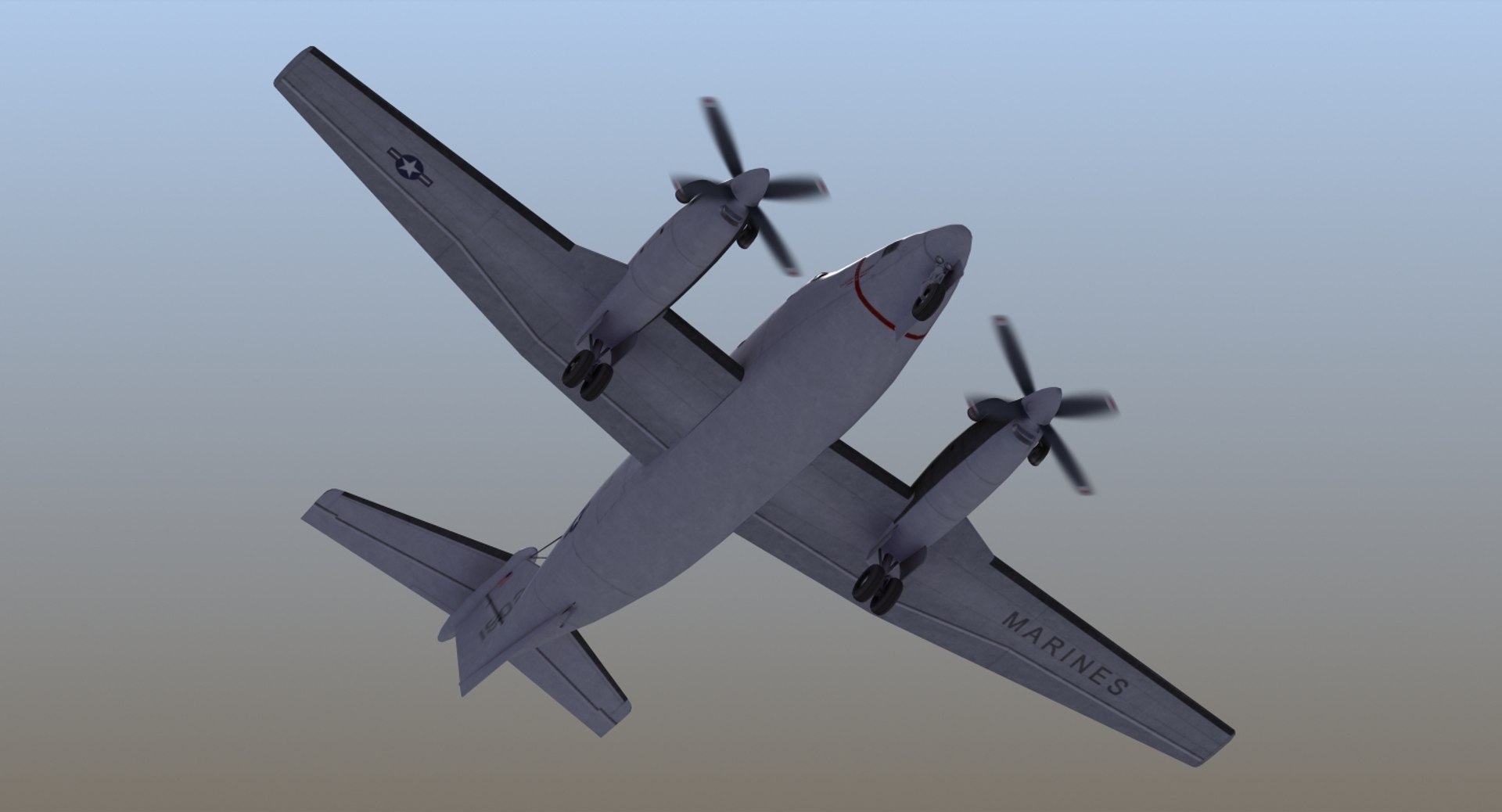 Beechcraft C12 Huron 3D Model - TurboSquid 1184051