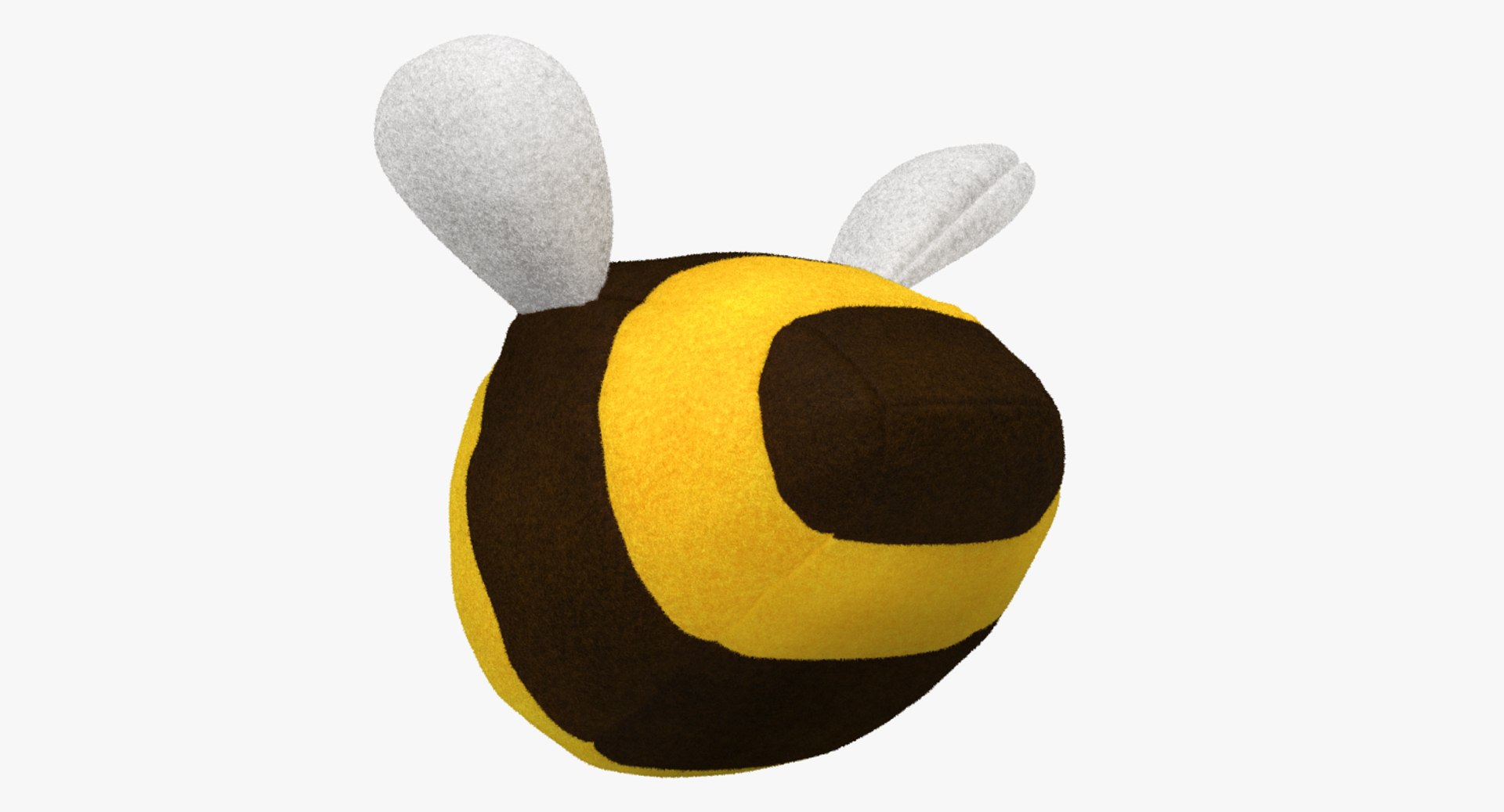 3D Stuffed Bee Toy Fur - TurboSquid 1278781