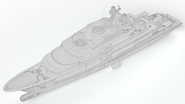 modelo 3d Escena nocturna del superyate Sharon - TurboSquid 2194715