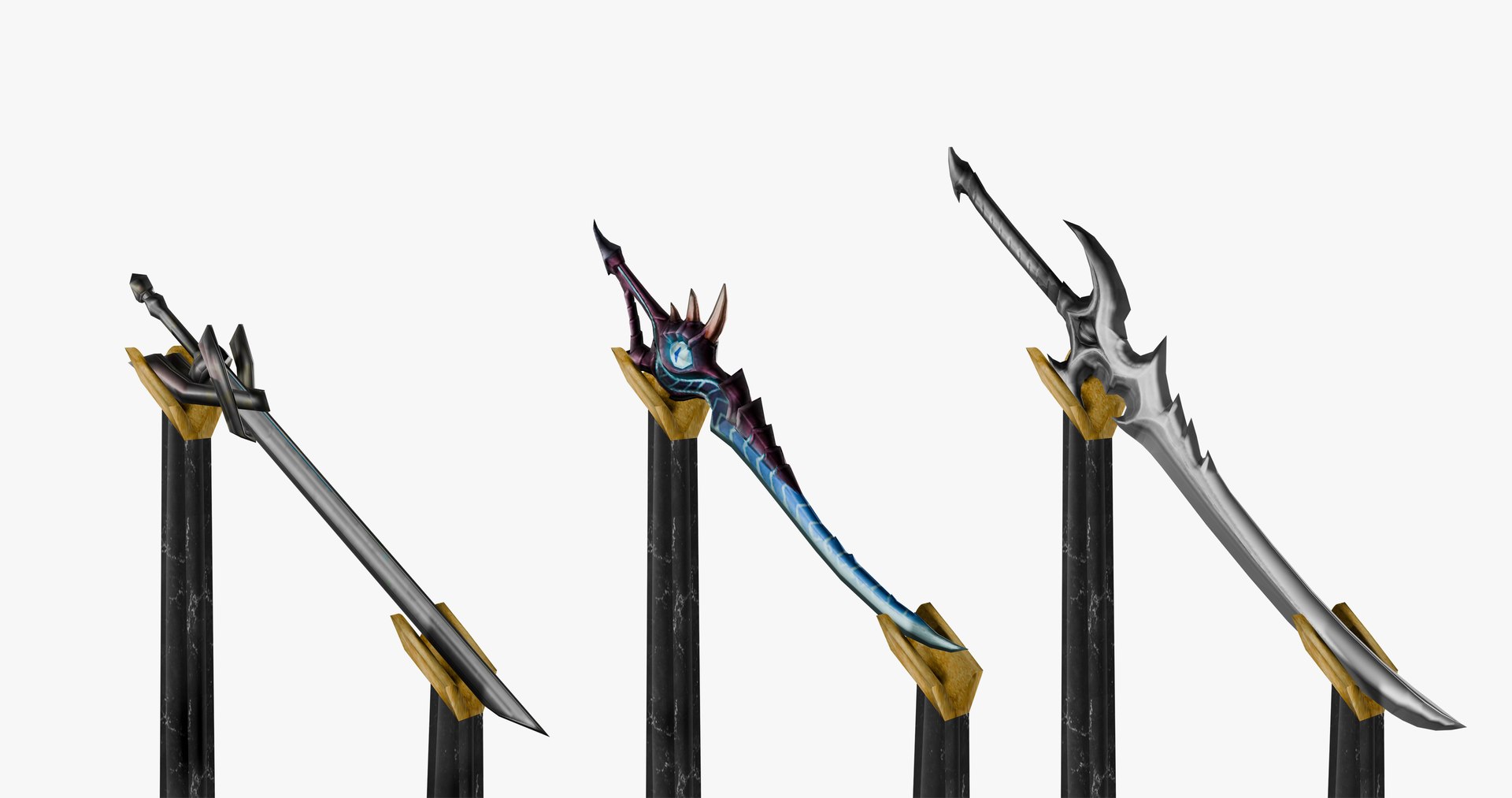 15 Stylized Sword Models Pack 2 - Low Poly Model - TurboSquid 2188018