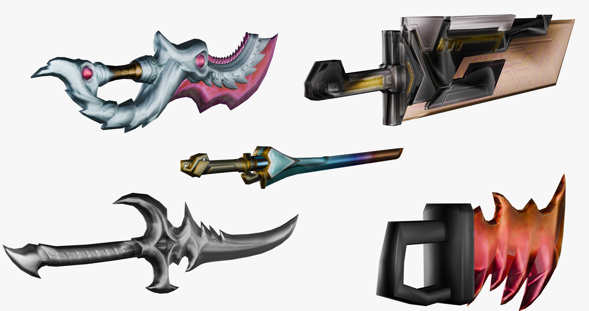 15 Stylized Sword Models Pack 2 - Low Poly Model - TurboSquid 2188018