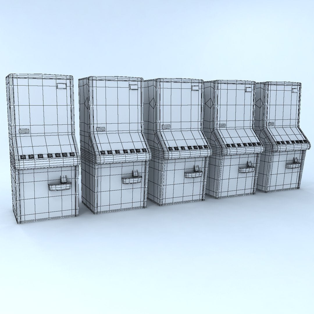 Slot Machines 3d Model