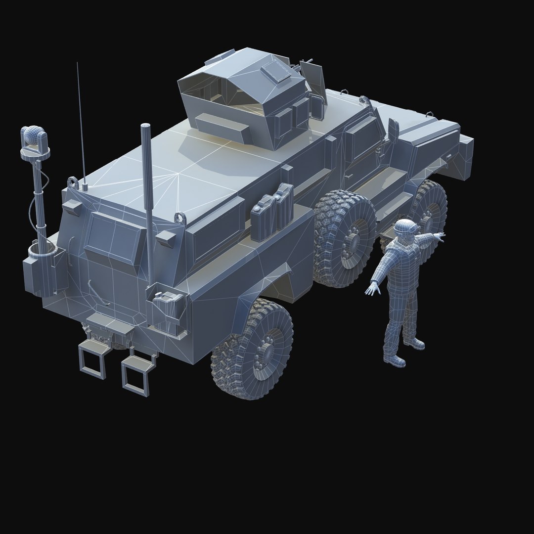 3d Model Rg31 Nyala Mrap