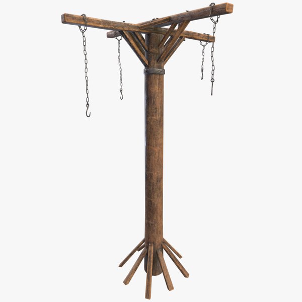 modelo 3d Poste de horca medieval - TurboSquid 2175676