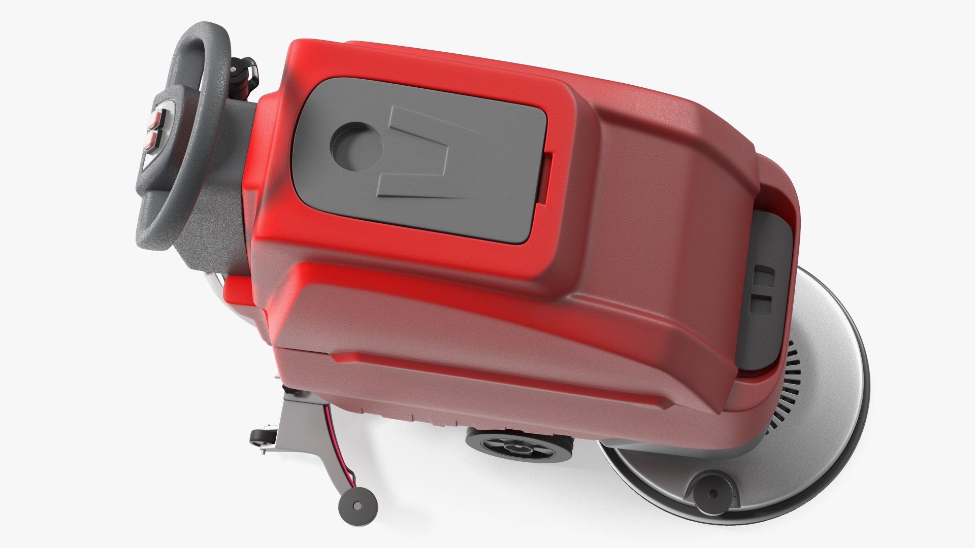 Floor Cleaning Machine Red 3D Model - TurboSquid 2223770