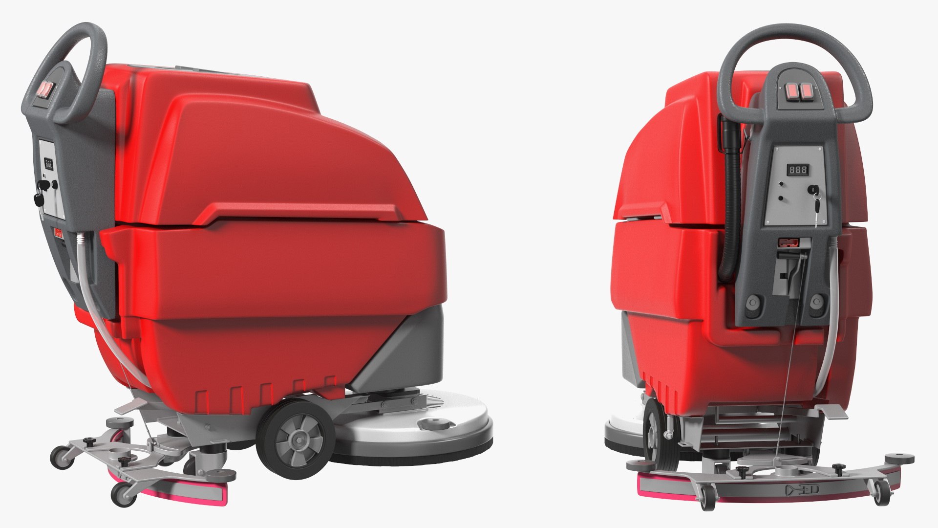 Floor Cleaning Machine Red 3D Model - TurboSquid 2223770