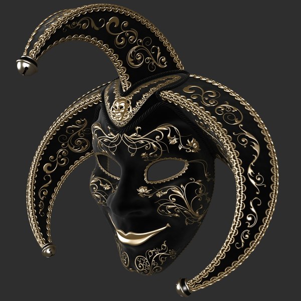 mask joker 3d model