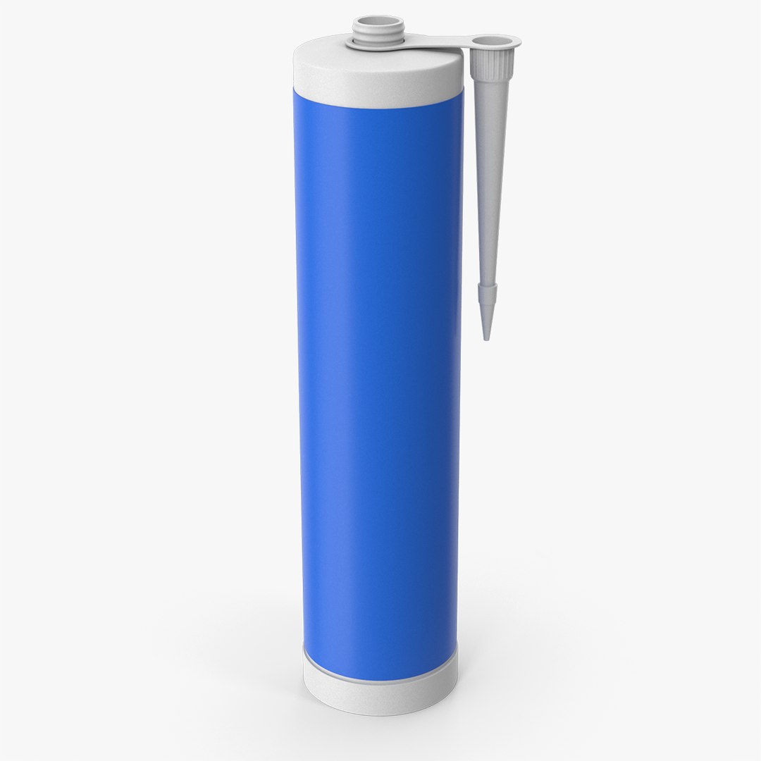 Silicone Sealant Tube 3D - TurboSquid 2006673