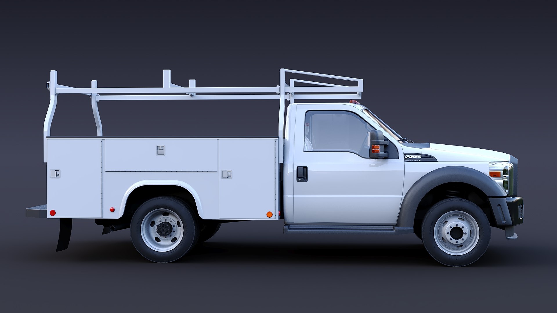 3D Ford F-550 Service truck model - TurboSquid 2167179