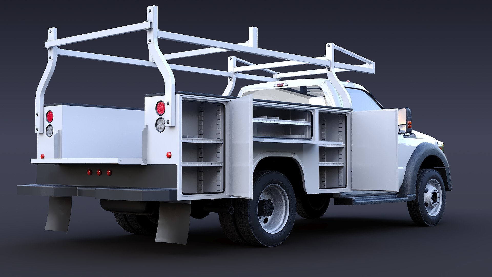 3D Ford F-550 Service truck model - TurboSquid 2167179
