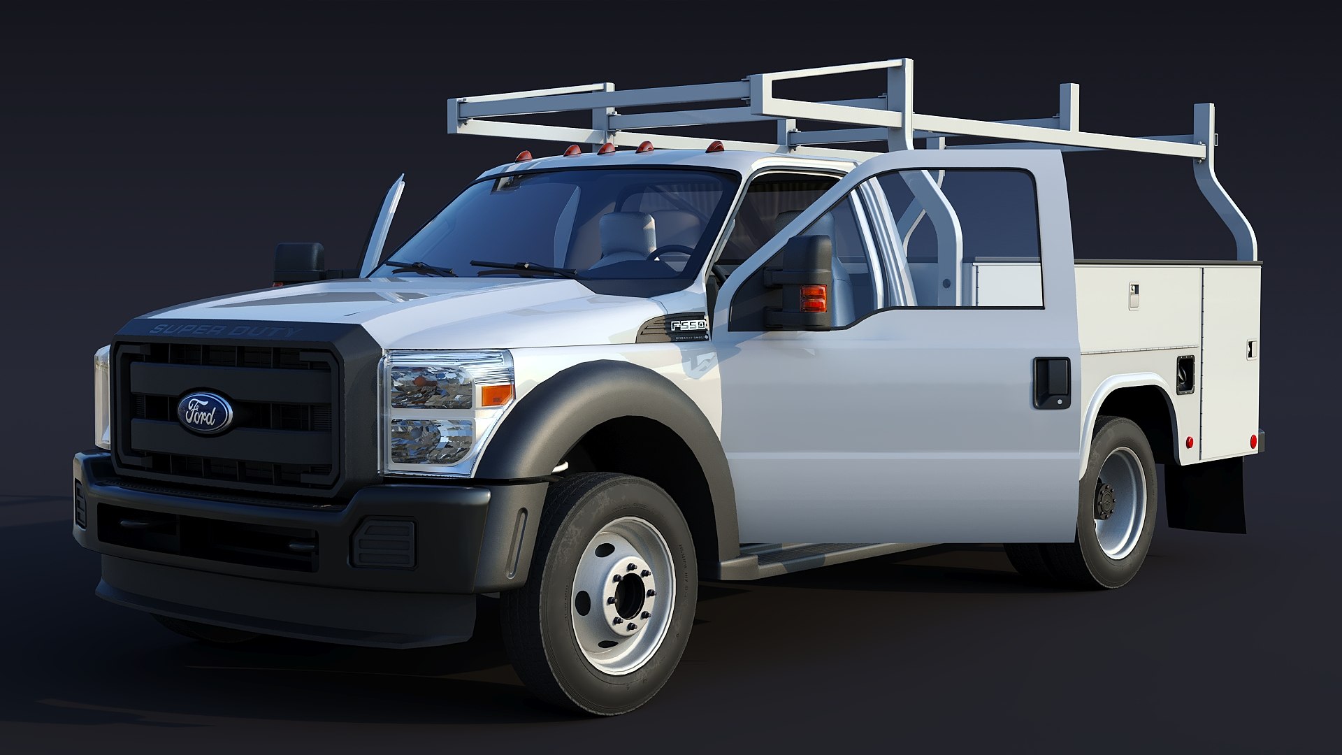 3D Ford F-550 Service truck model - TurboSquid 2167179