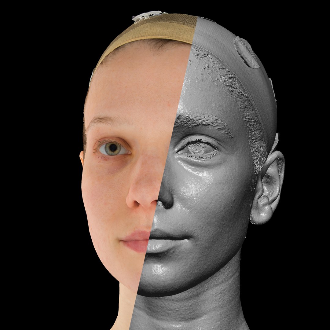 European Female 30s Head Scan 023 3D - TurboSquid 2067680