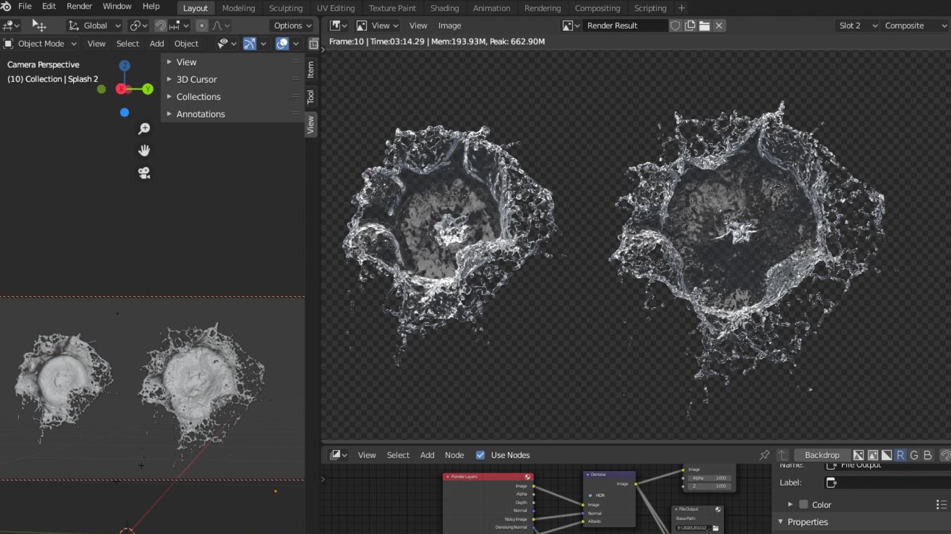 3D Water Splash - TurboSquid 1529063