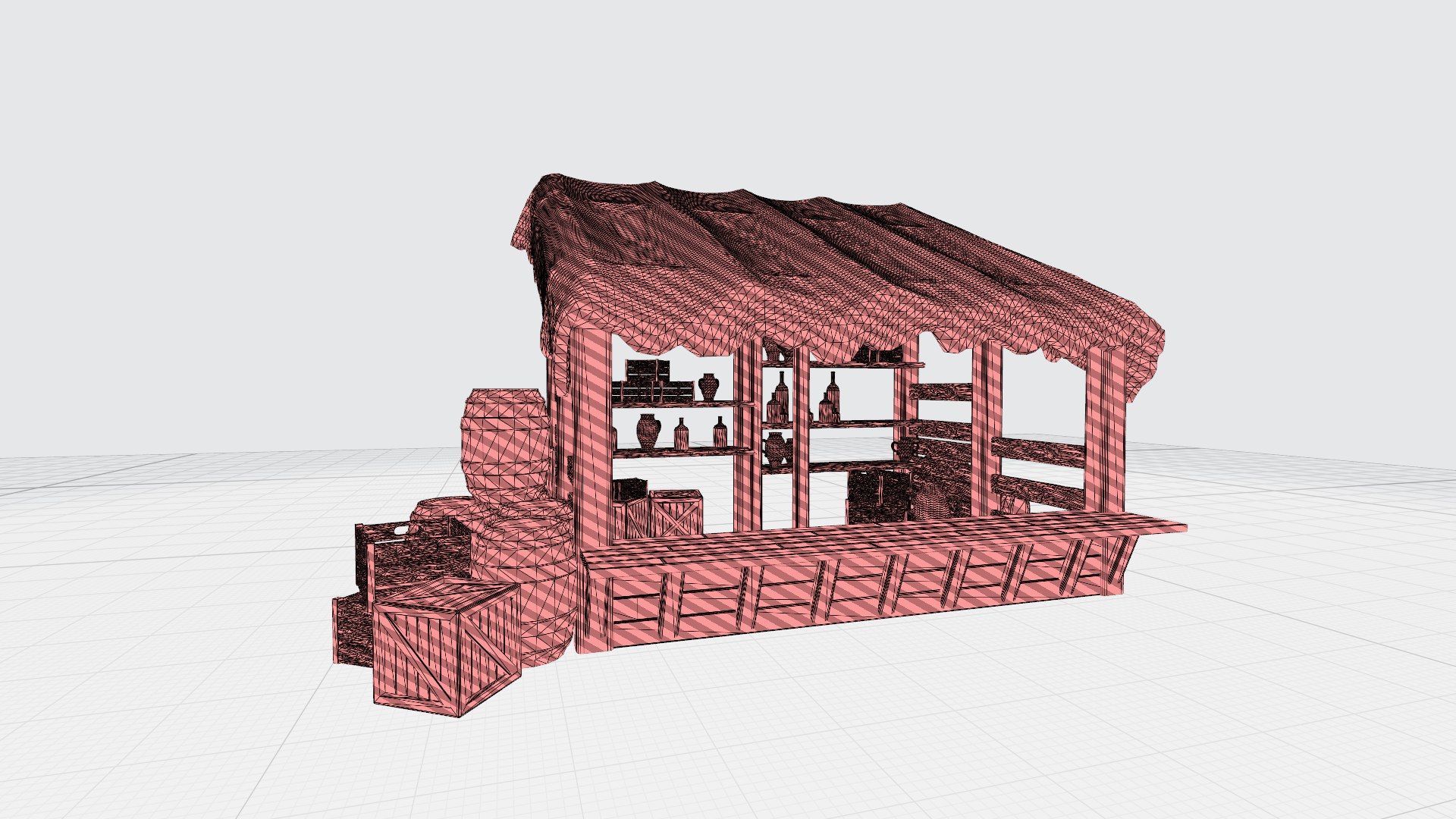 MedievalStand 3D - TurboSquid 2032066