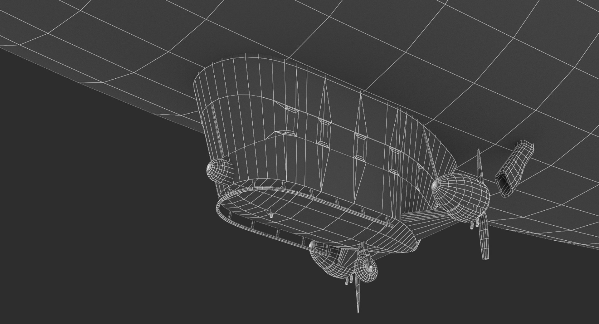 Low-poly Goodyear Blimp 3D Model - TurboSquid 1234212