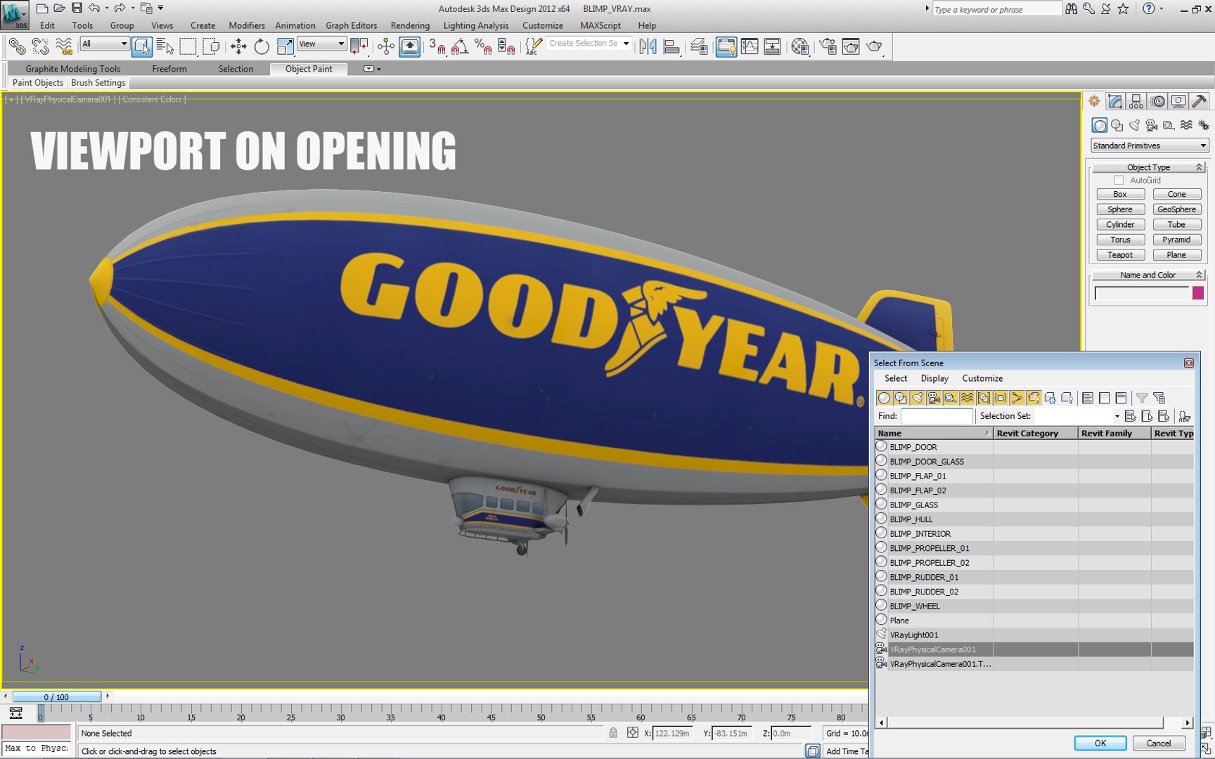 Low-poly Goodyear Blimp 3D Model - TurboSquid 1234212