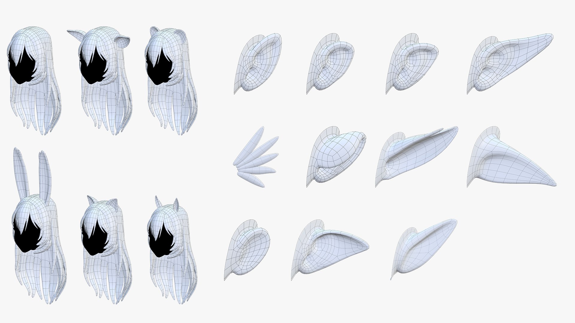 3D Female Anime Style Customize Model - TurboSquid 1616698