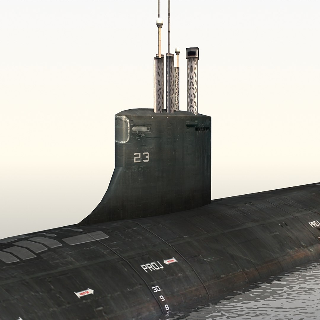 S Jimmy Carter Ssn-23 3d Max
