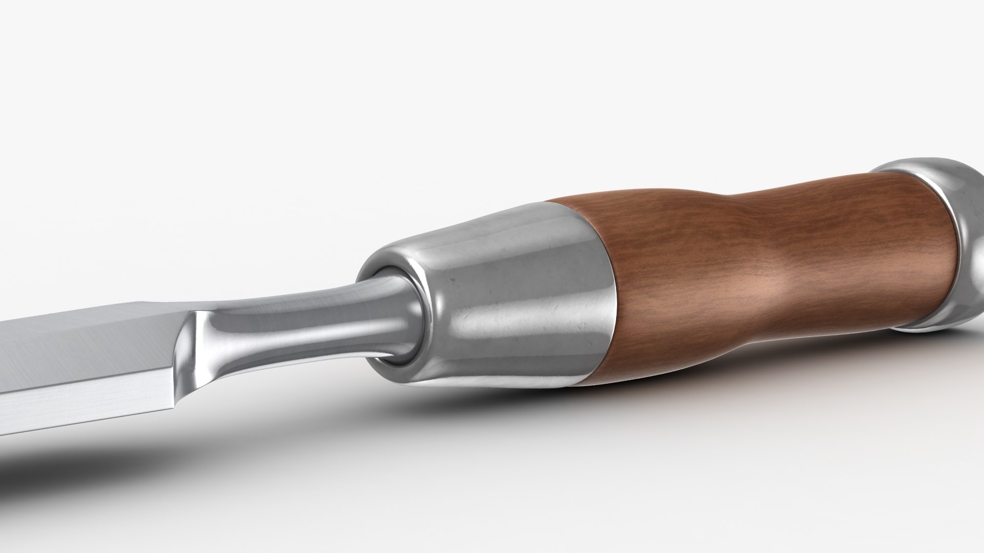 Wood chisel model - TurboSquid 1598194