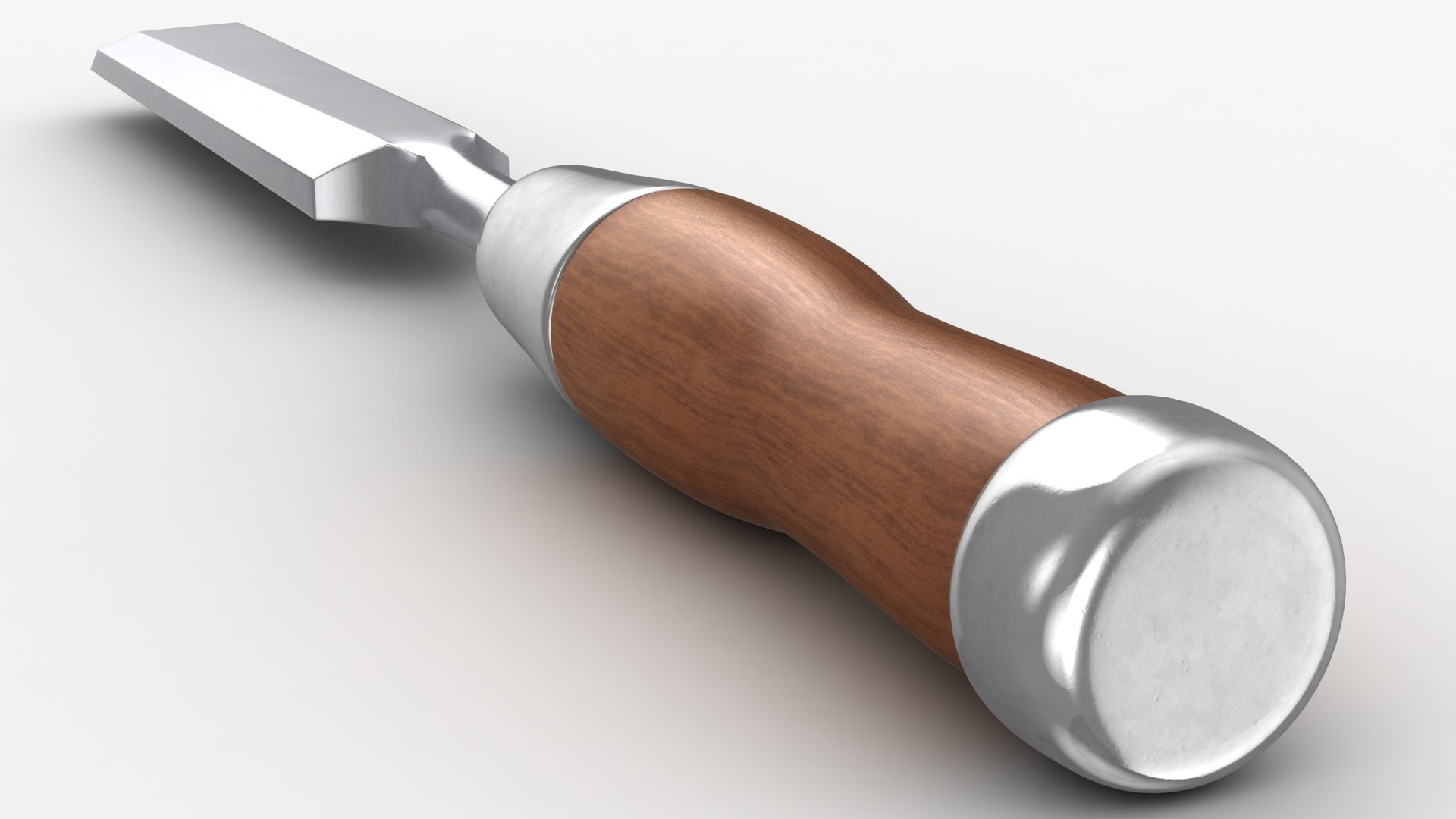 Wood chisel model - TurboSquid 1598194