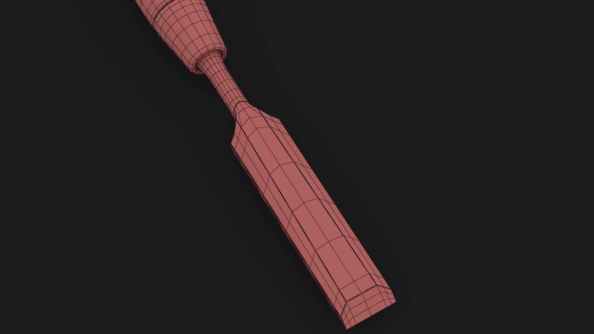 Wood chisel model - TurboSquid 1598194