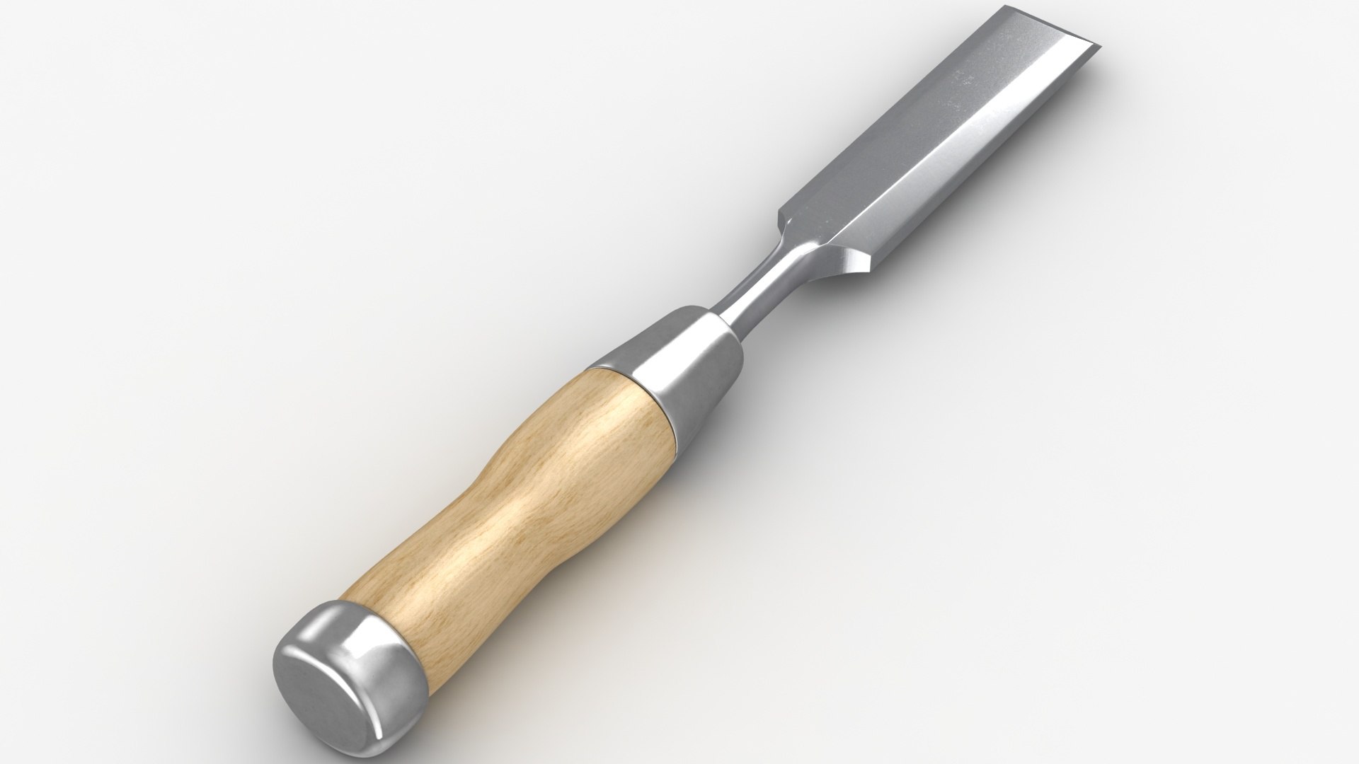 Wood chisel model - TurboSquid 1598194