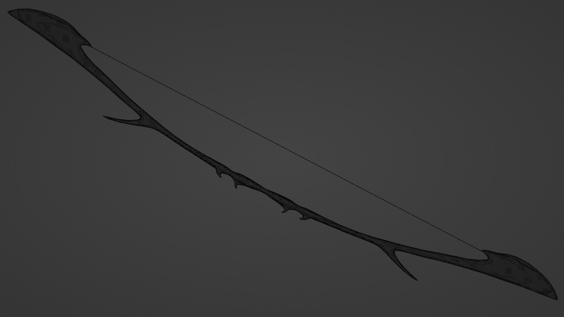 3D Fantasy Bow model - TurboSquid 1843526
