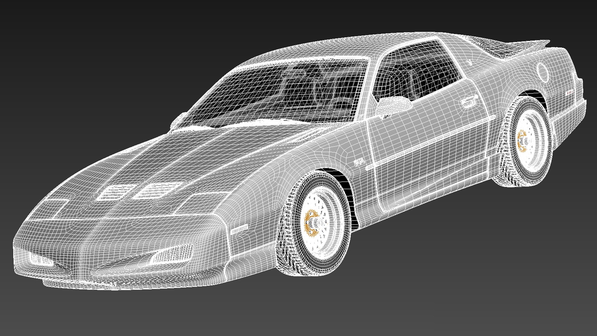 Pontiac Firebird Trans 1991 3d Model