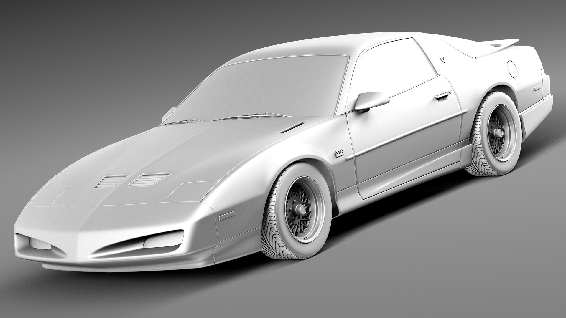 Pontiac Firebird Trans 1991 3d Model