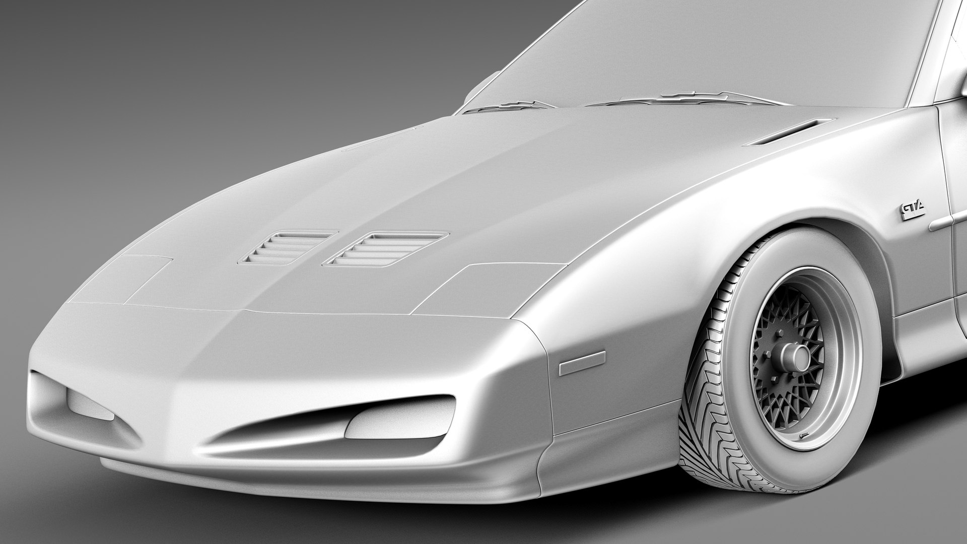 Pontiac Firebird Trans 1991 3d Model