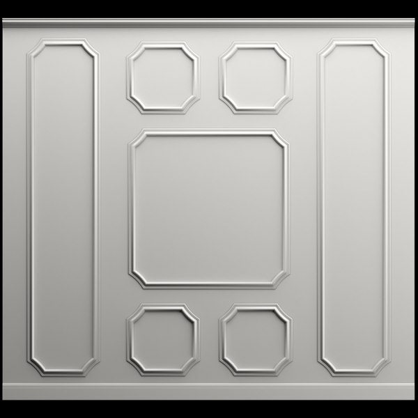 3D molding wall - TurboSquid 1480977