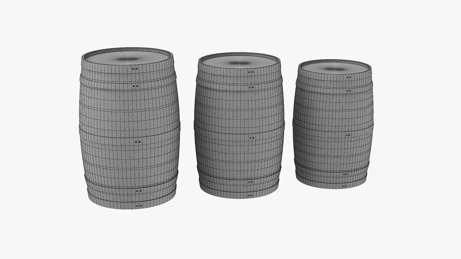 3D Barrel - TurboSquid 1962999