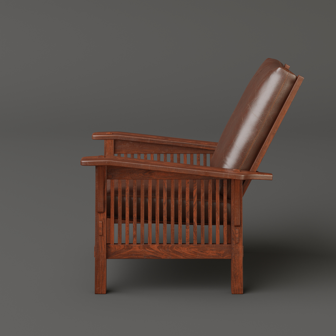 Morris Chair 3D Model - TurboSquid 1907721