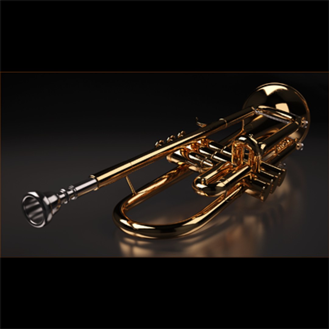 trumpet 3d max