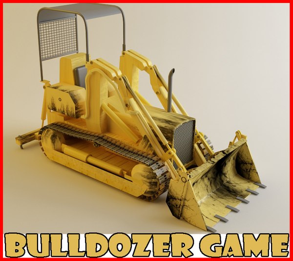 Bulldozer de Jogo Modelo 3D - TurboSquid 607509