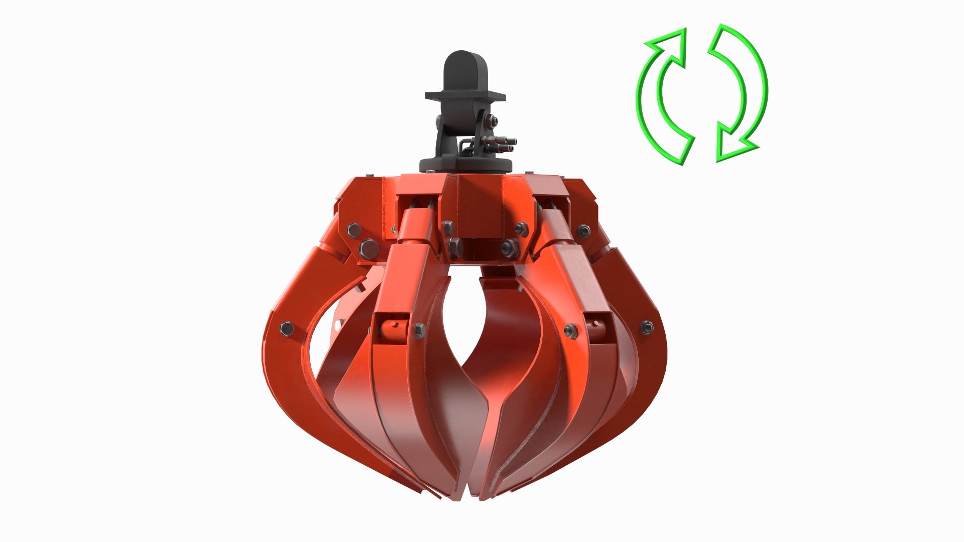 3D Industrial Scrap Grabber Rigged Model - TurboSquid 2355302