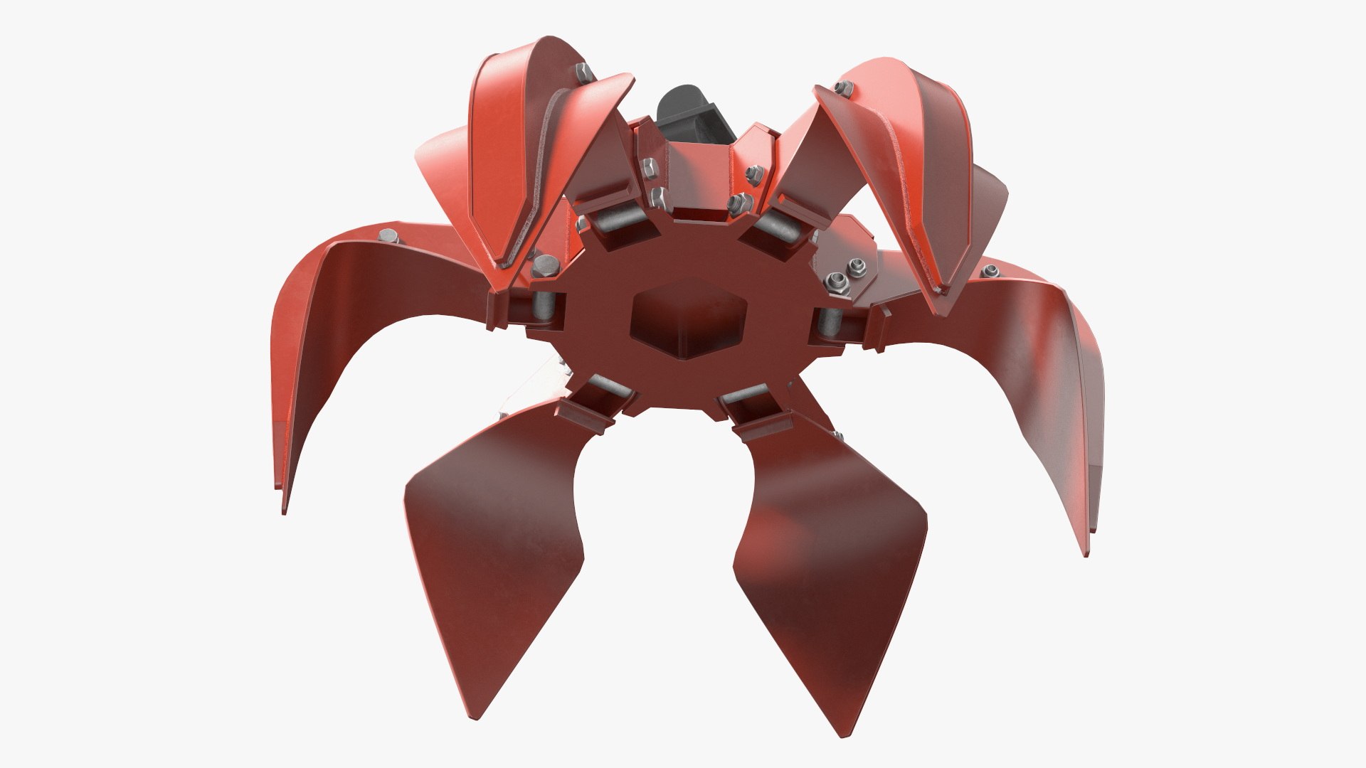 3D Industrial Scrap Grabber Rigged Model - TurboSquid 2355302