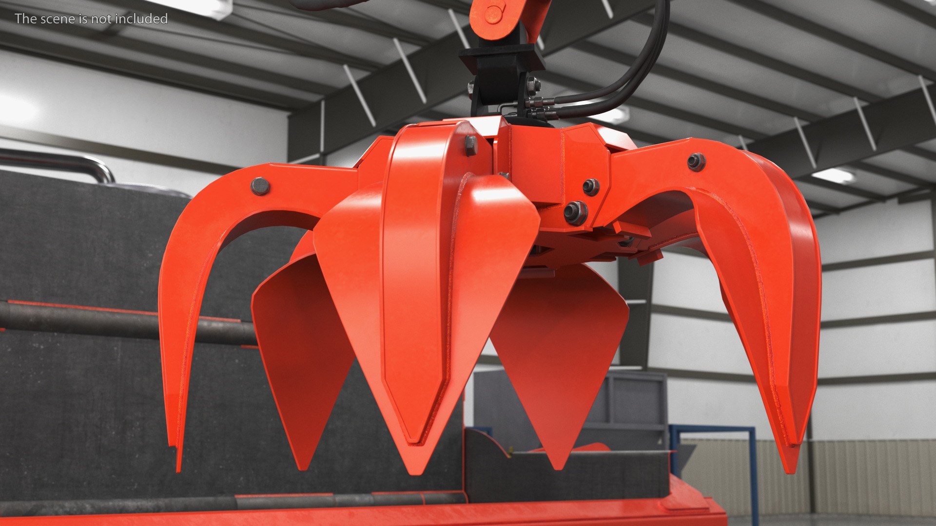 3D Industrial Scrap Grabber Rigged Model - TurboSquid 2355302