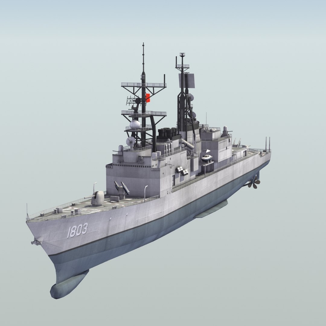3d Model Rocs Tso Ying Destroyer
