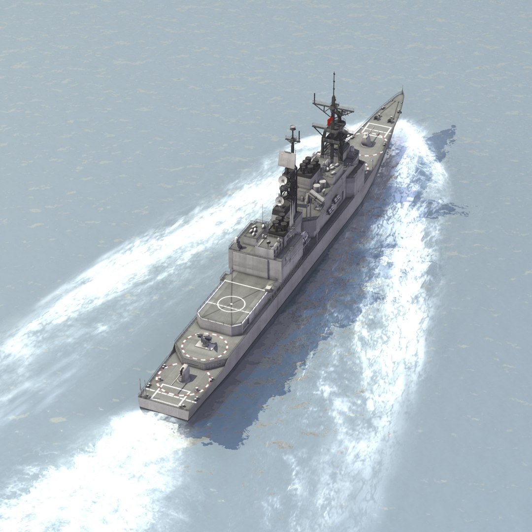 3d Model Rocs Tso Ying Destroyer