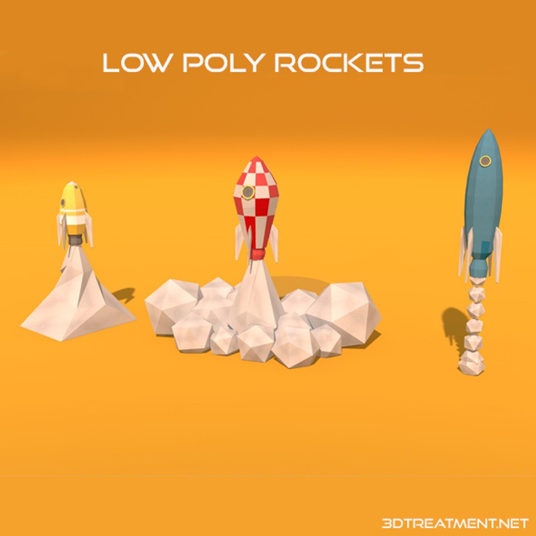 3d model rockets