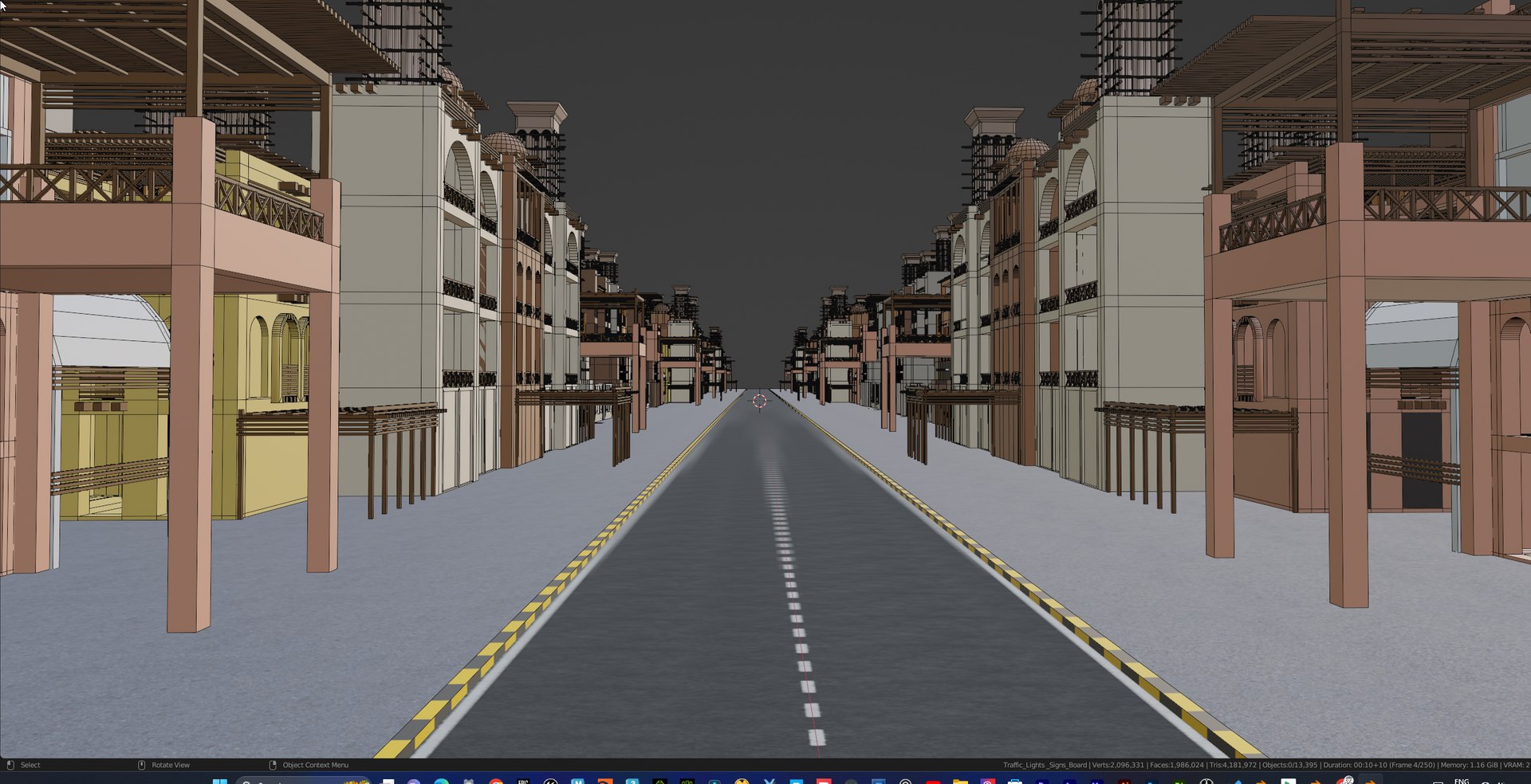 Modern Arab city model - TurboSquid 2136041