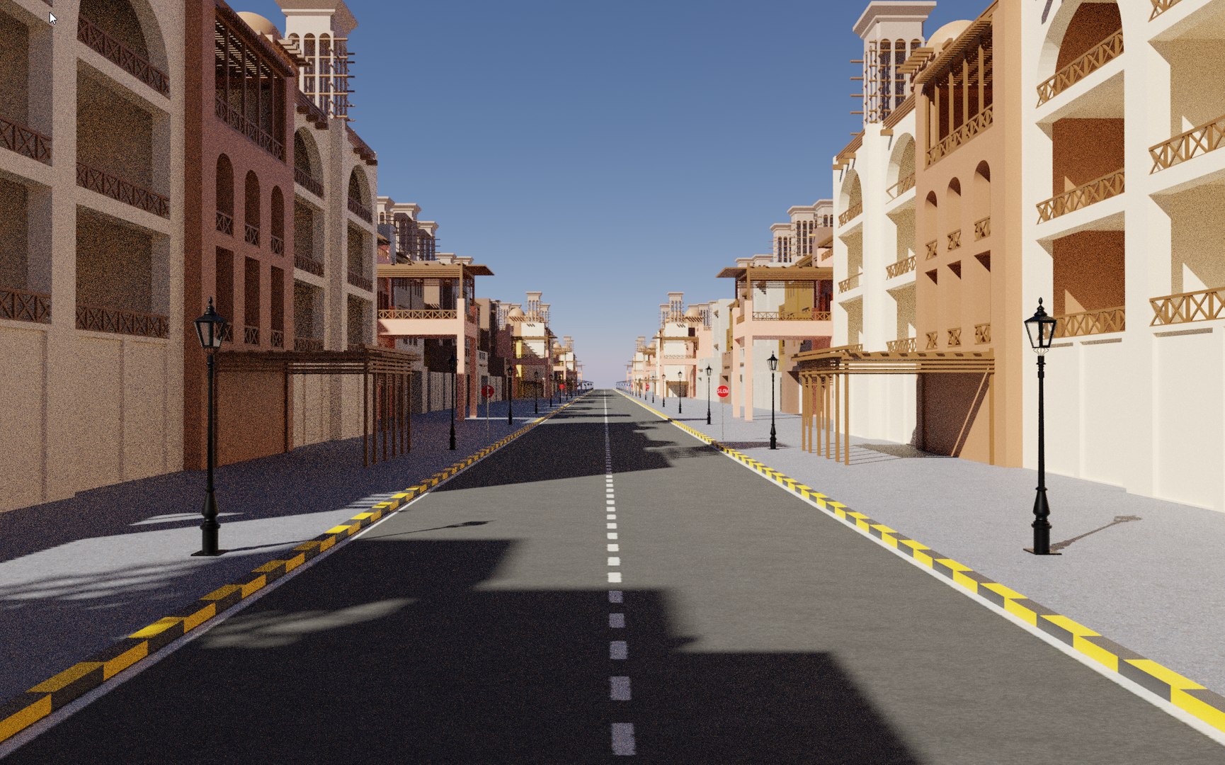 Modern Arab city model - TurboSquid 2136041