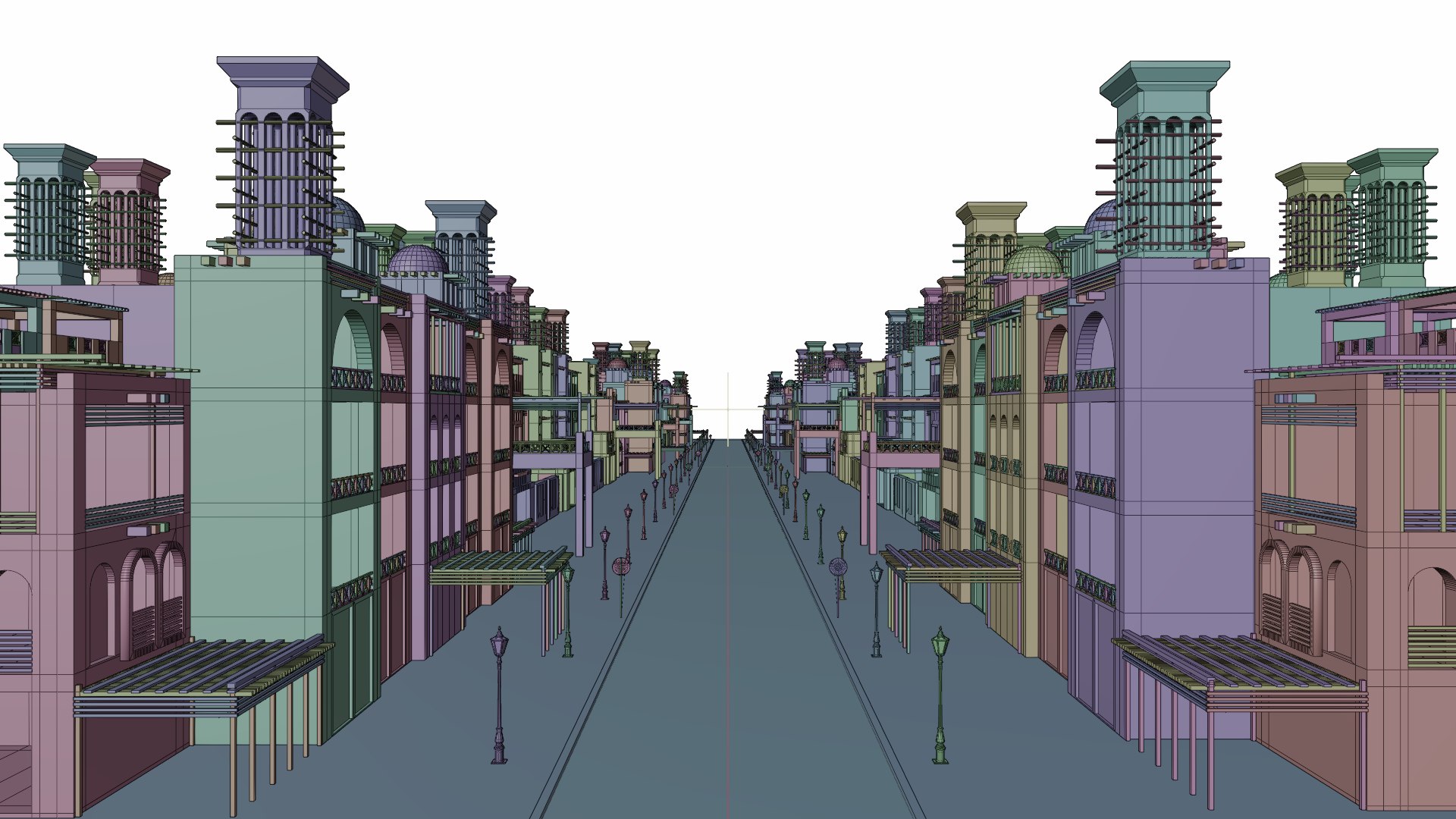 Modern Arab city model - TurboSquid 2136041