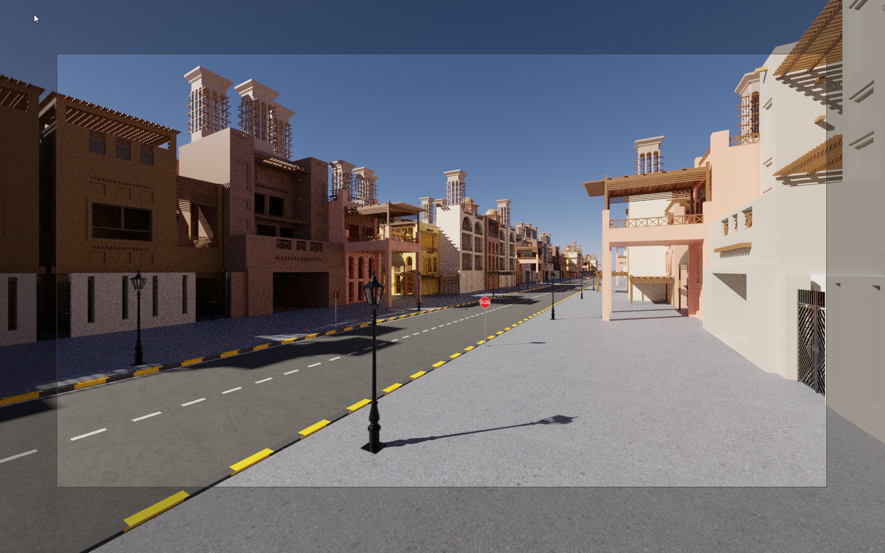 Modern Arab city model - TurboSquid 2136041