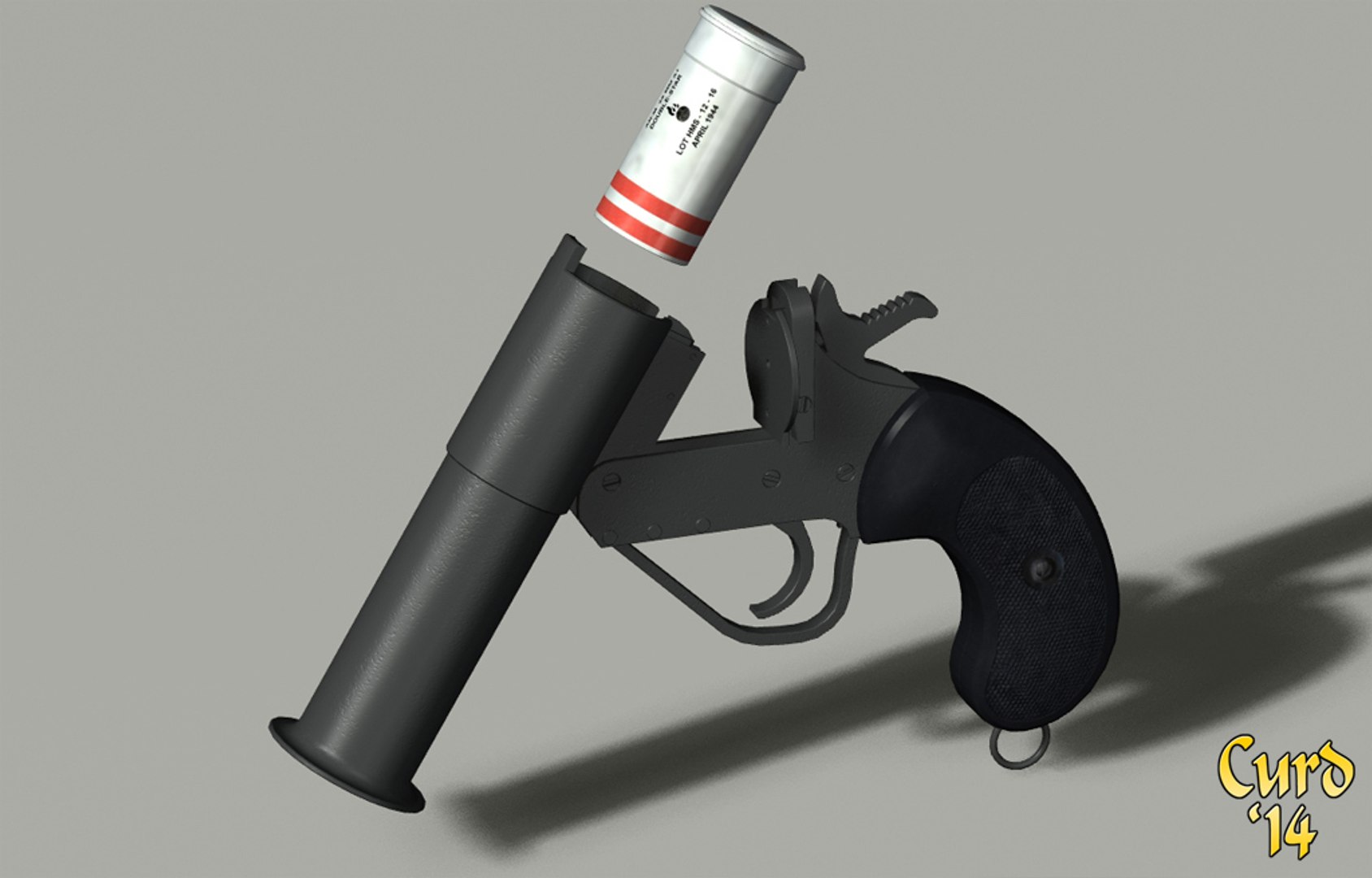 british flare gun pistol lwo