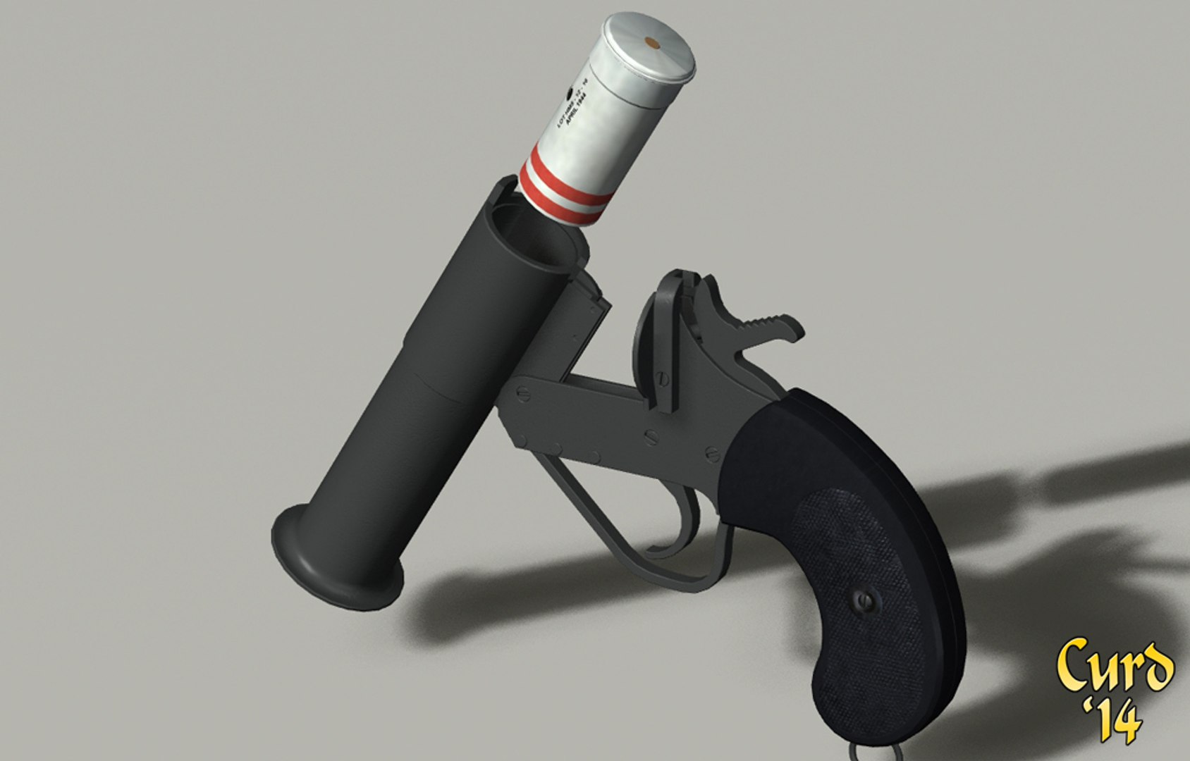 british flare gun pistol lwo