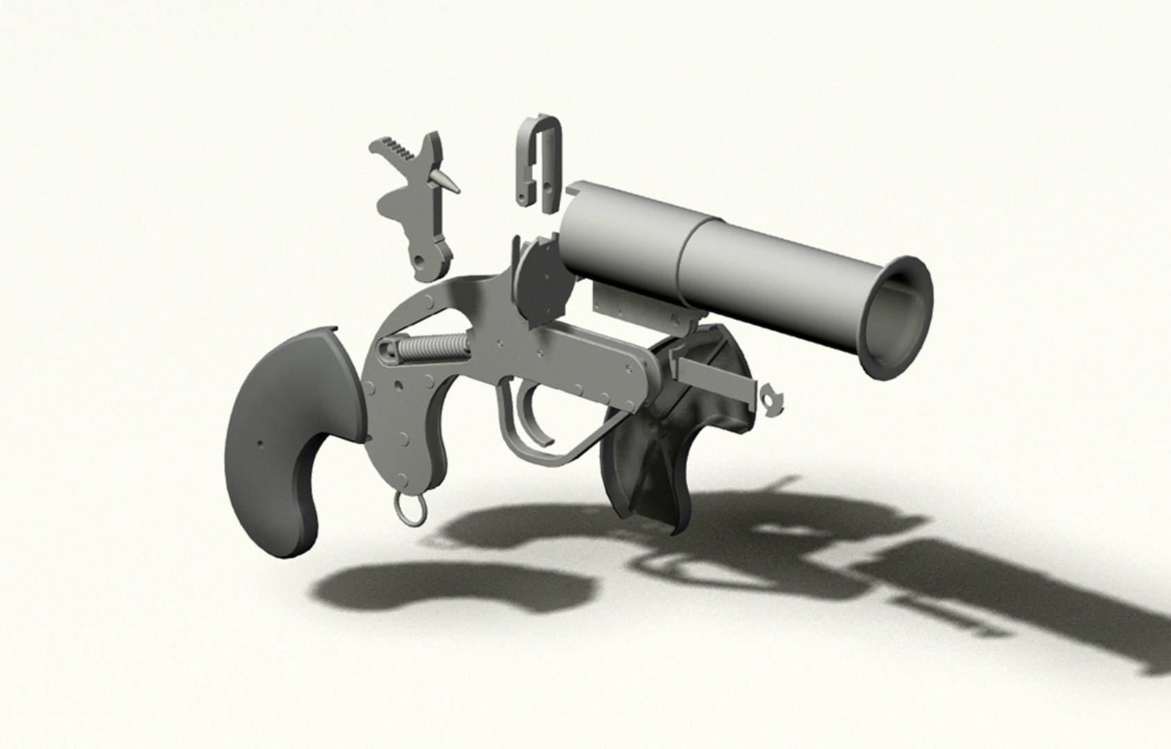 british flare gun pistol lwo