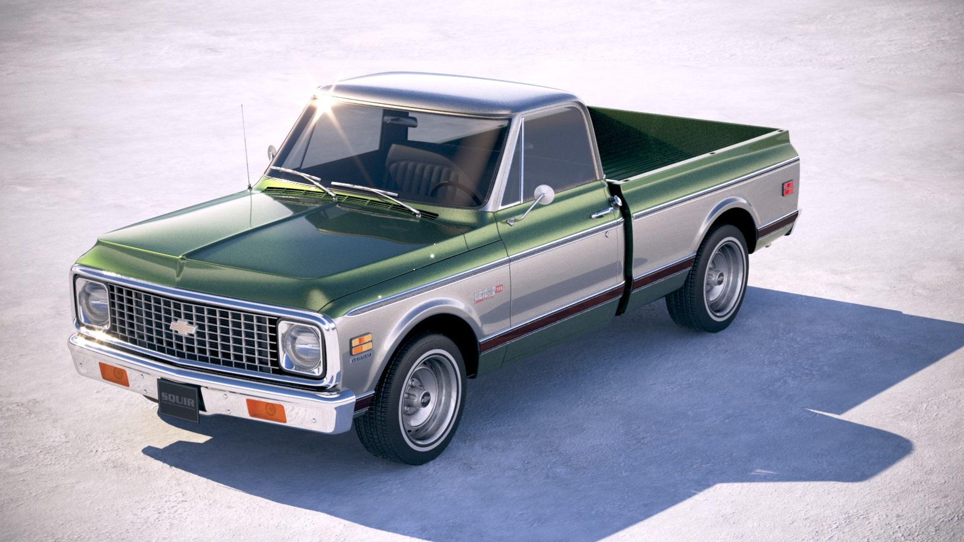 3D Model Chevrolet C10 Cheyenne - TurboSquid 1219344