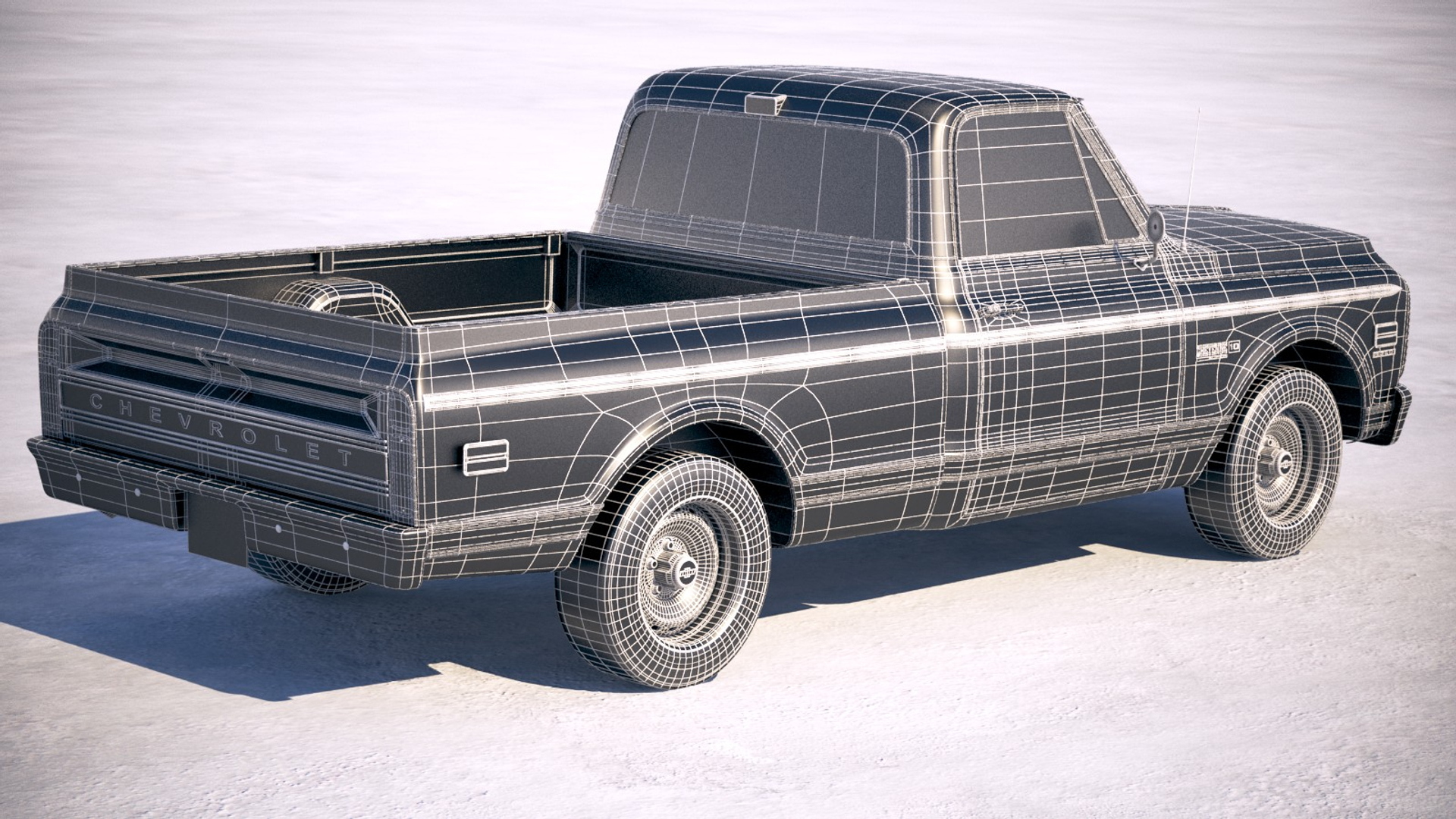 3D model chevrolet c10 cheyenne - TurboSquid 1219344